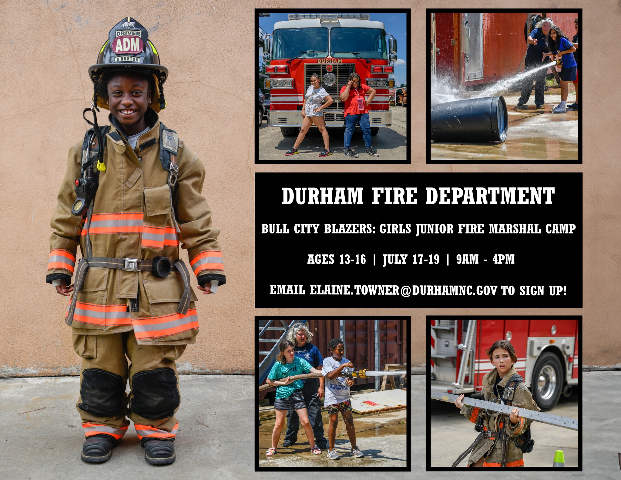 Durham Fire Department Offers Camp for Girls - Southpoint Access