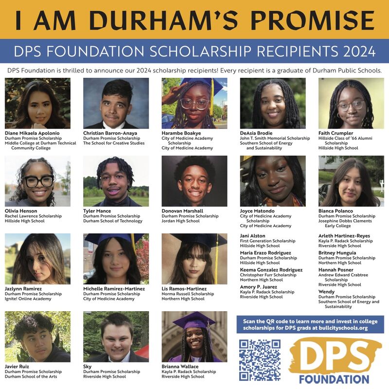 Durham Schools Foundation Names Scholarship Recipients - Southpoint Access