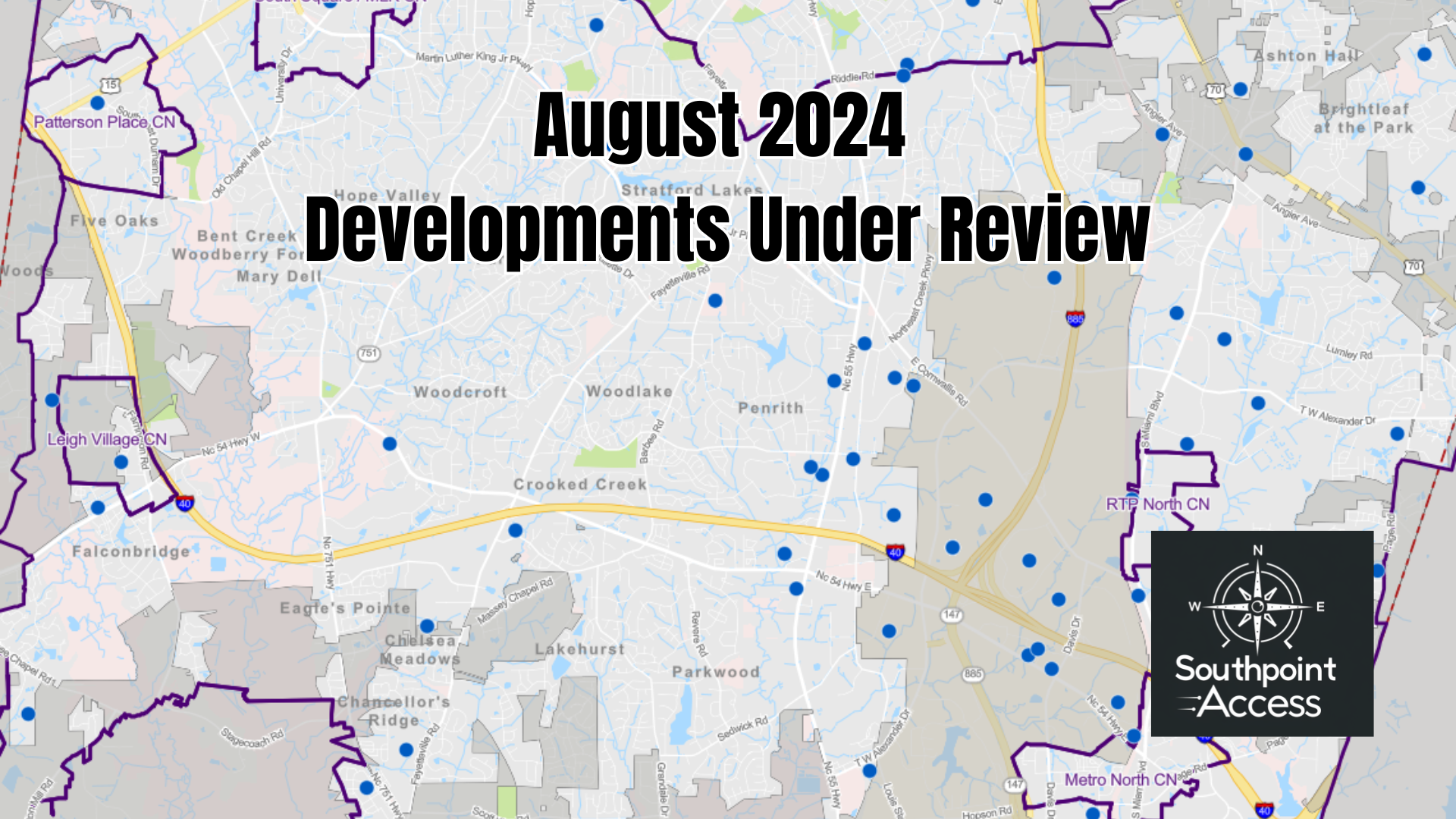 South Durham Projects Under Review for August 2024 - Southpoint Access