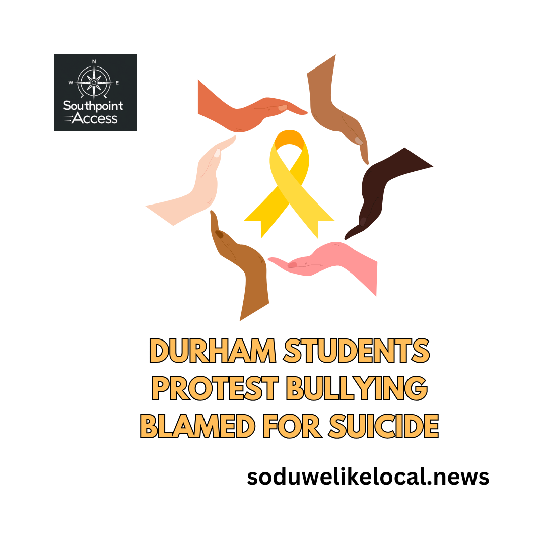 [SoDu Alert] Durham Students Rally Against Bullying - Southpoint Access