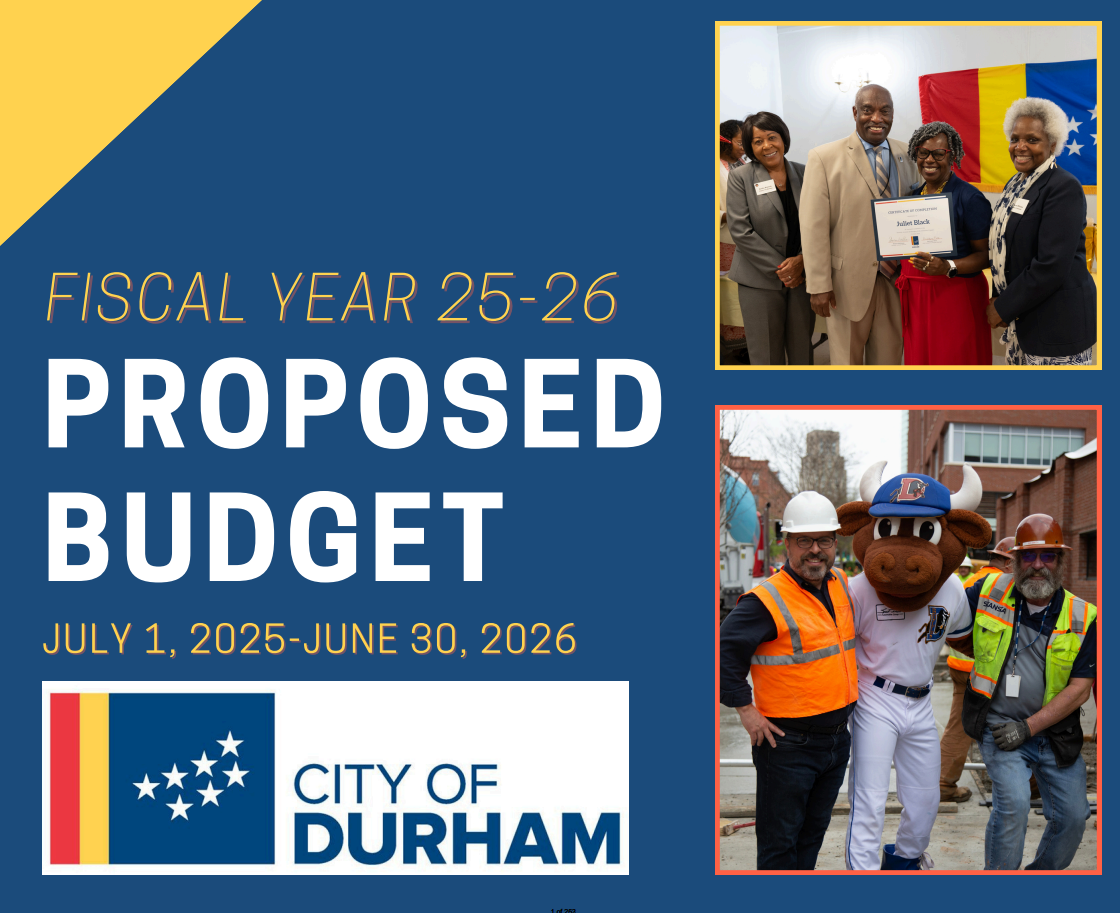 Durham’s FY25-26 Budget Proposal: Tax Rate Hike, Infrastructure Boost ...