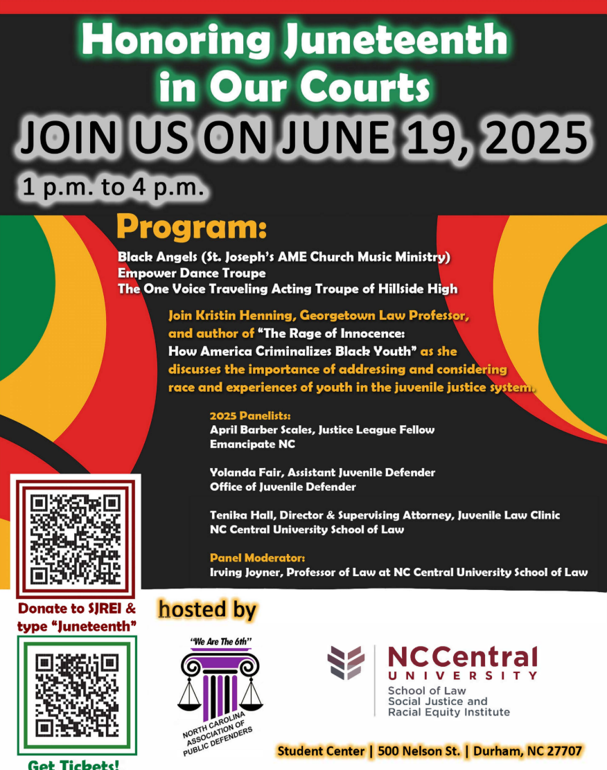 NCCU Hosts Courts-Focused Juneteenth Program - Southpoint Access